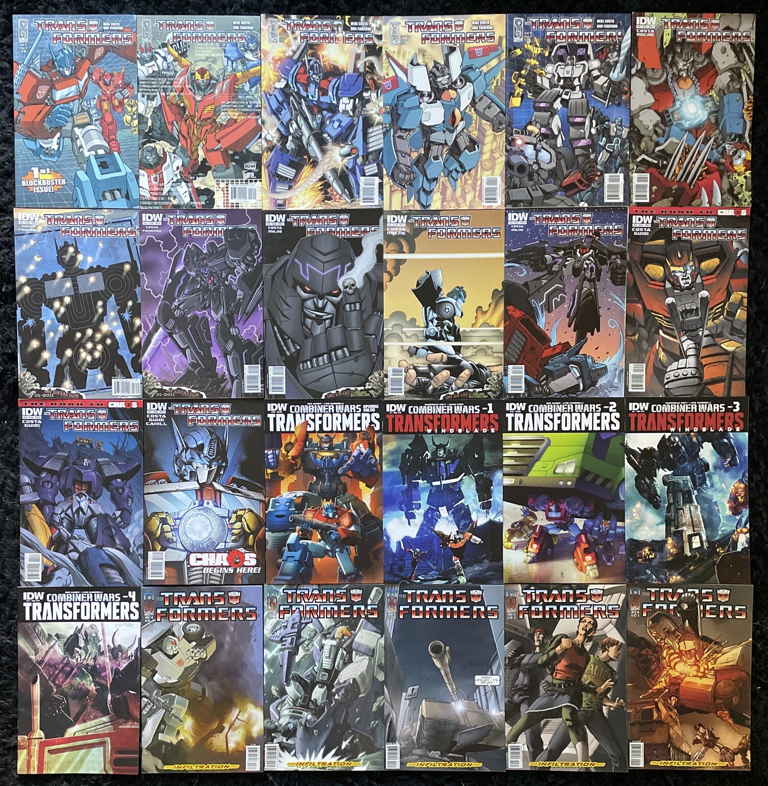 Transformers #1-41 (Lot of 24) IDW Comics 2009 + Variants + WindBlade ...