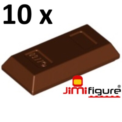 NEW 10 x LEGO Minifigure Ingot Bar Reddish Brown 99563 Genuine Bulk Lot ...