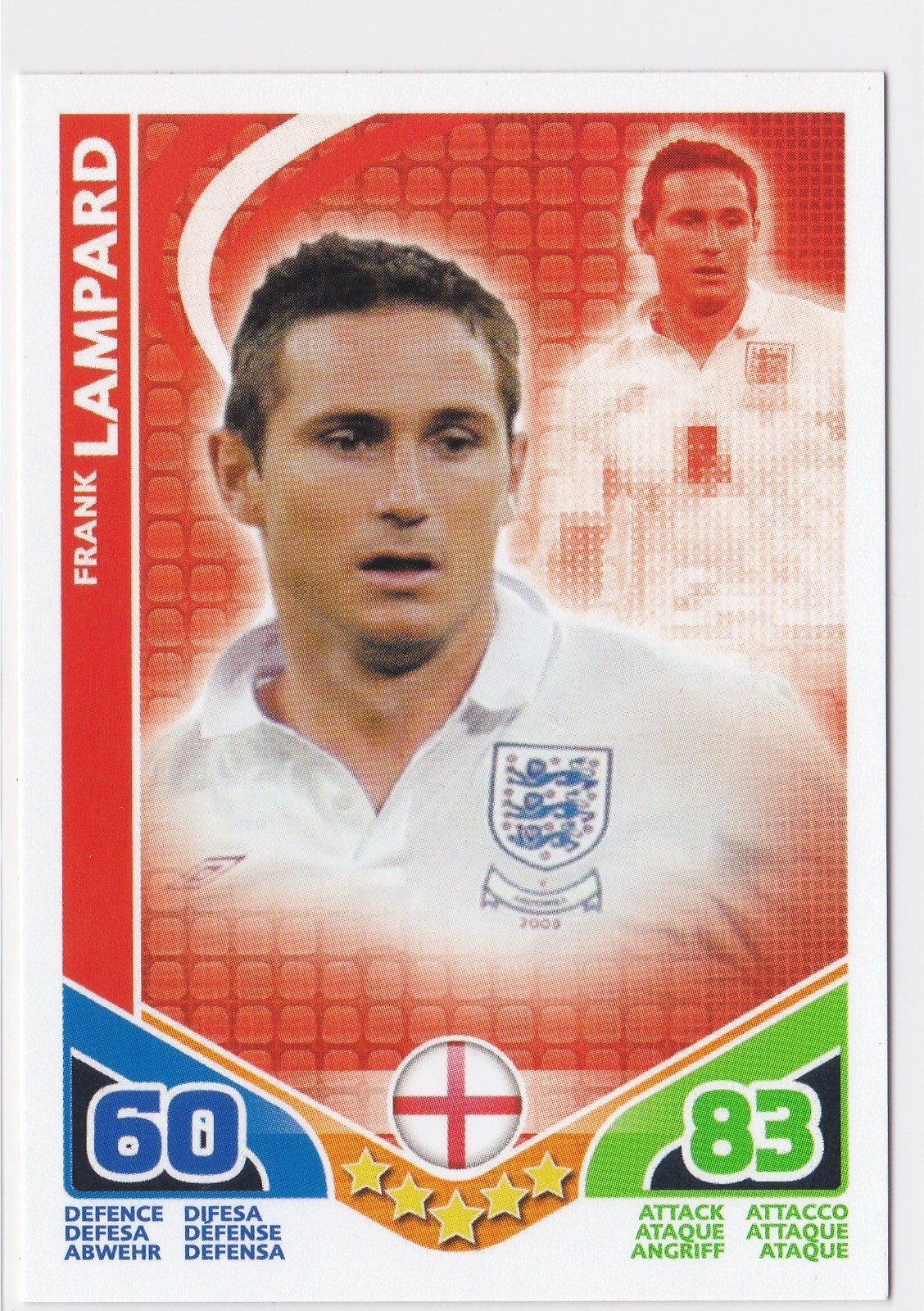 Frank Lampard 2010 Topps Match Attax World Cup #67 England Vintage | eBay