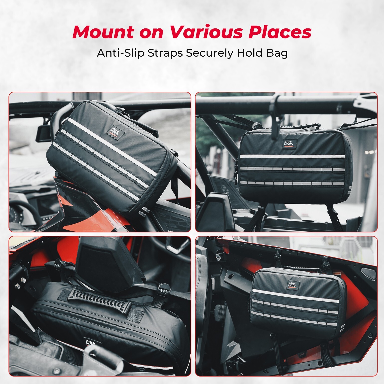 Upgraded UTV Drive Belt Storage Bag Belt Holder Universal For Polaris ...