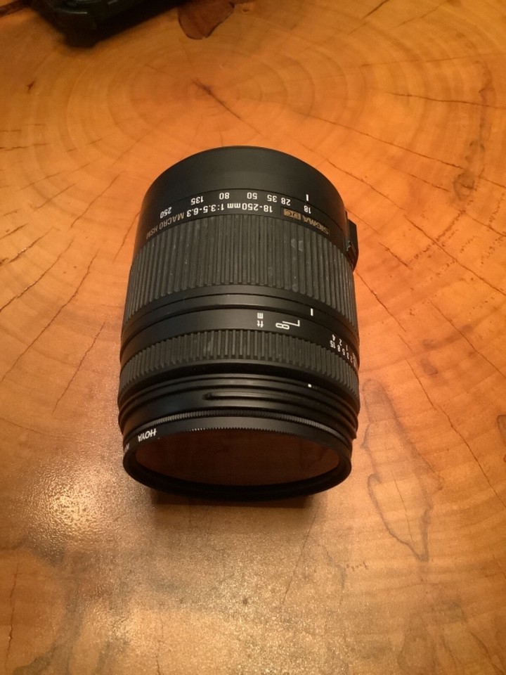 Sigma DC 18-250mm 1:3.5-6.3 HSM Optical Stabilizer Macro 0.45m/1.48ft ...