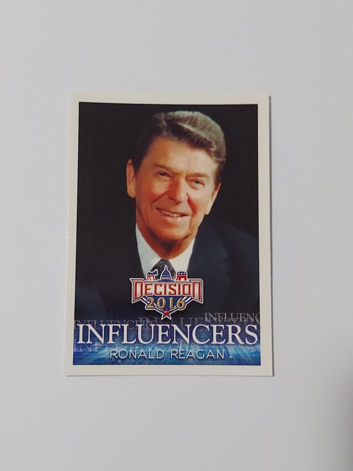 Ronald Reagan Decision 2016 Influencers Card President Election ...