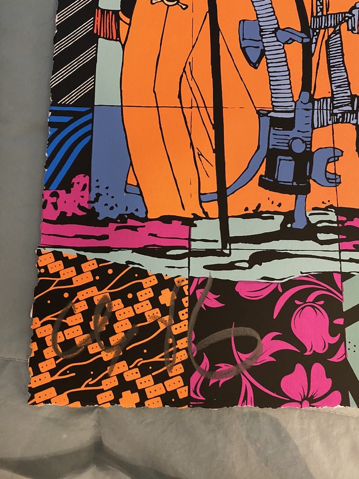 Faile- "Scuba Horse Delights" 13 Color Silkscreen S/N 2020 Blocks, Bast ...