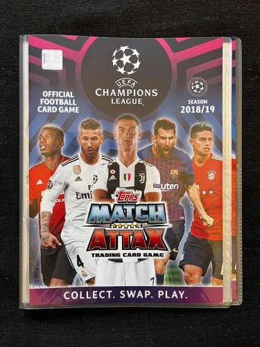 CLASSEUR EMPTY BINDER TOPPS CHAMPIONS LEAGUE MATCH ATTAX 2018/2019 MINT ...