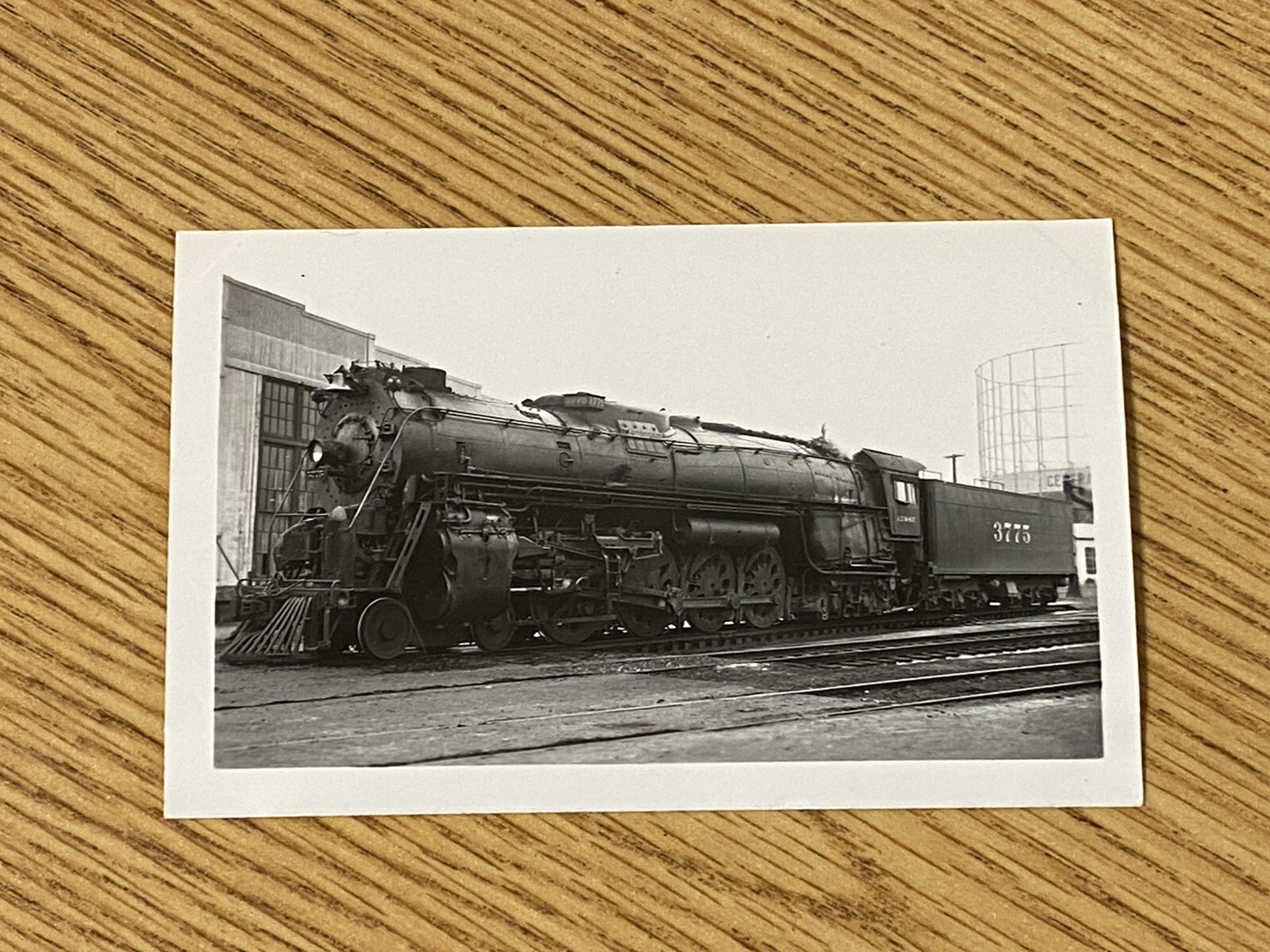 Santa Fe Railway Steam Engine Locomotive 3775 Vintage Photo ATSF | eBay