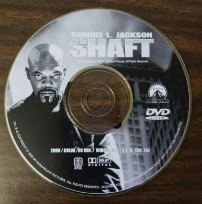 Shaft (DVD, 2000, Sensormatic) DISC ONLY 97363361947| eBay