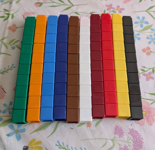 Didax Unifix Set 100 Interlocking Counting Cubes Math Manipulatives | eBay