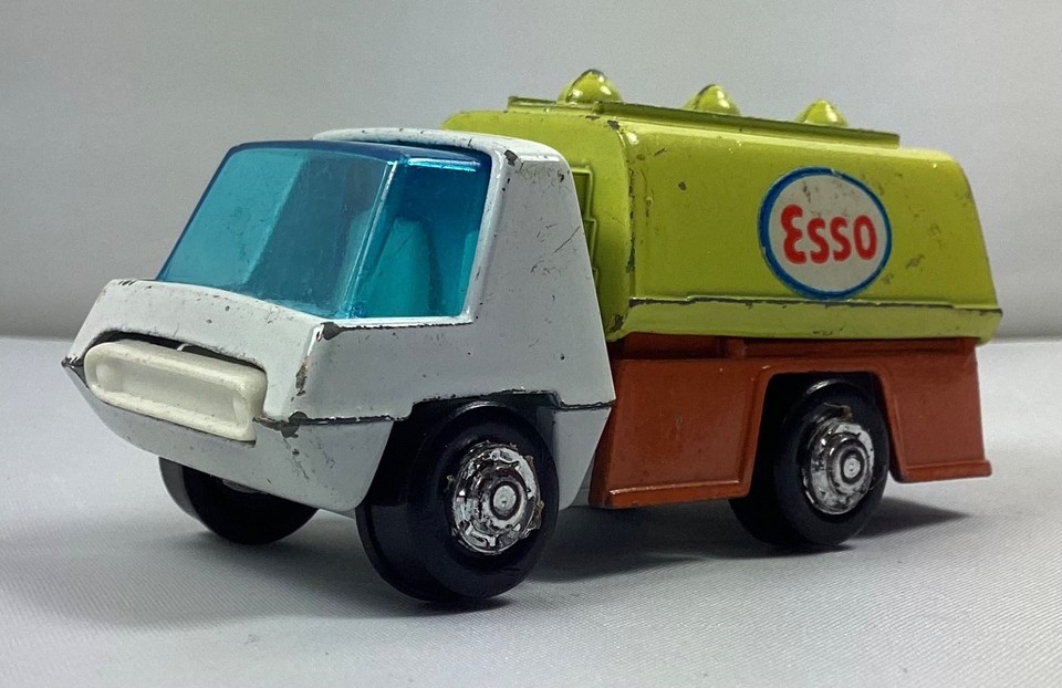 Vintage Playart ESSO Oil Tanker Truck 1:64 Diecast Hong Kong Fuel ...