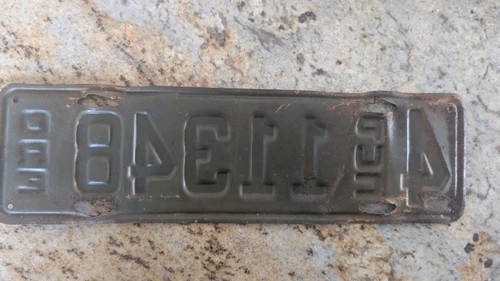 Rare Oregon 1919 PUC License Plate | eBay
