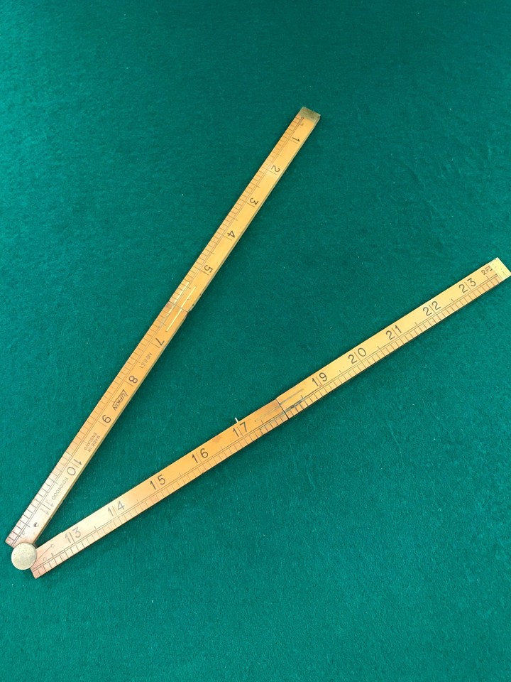 Vintage LUFKIN No. 651 Boxwood 2 Foot Folding Rule - Made in England | eBay