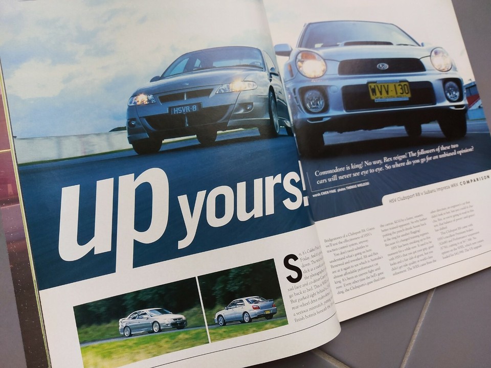 Wheels Mag 2000 Yearbook HSV VX Clubsport R8 v Subaru Impreza WRX BMW ...