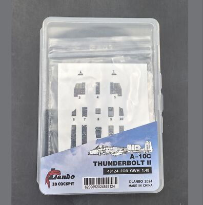 Lanbo Models 3D Cockpit A-10C THUNDERBOLT II 48124 FOR GWH 1:48 | eBay ...
