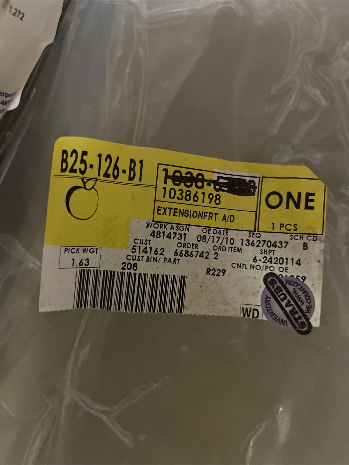 GM OEM 2003-2007 Silverado 1500 Classic Front Bumper-Extension 10386198 ...