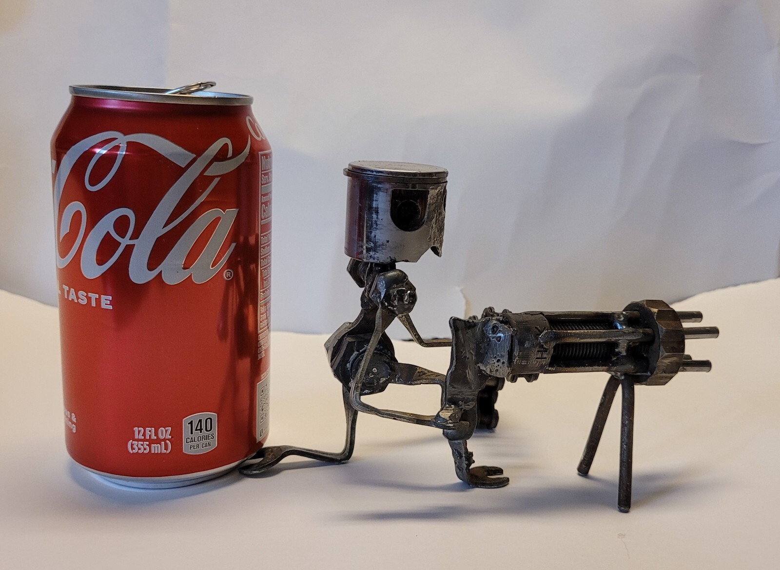 Chaingun Chain Gun Dude made with Piston, Chain, Wrenches, etc. Made ...