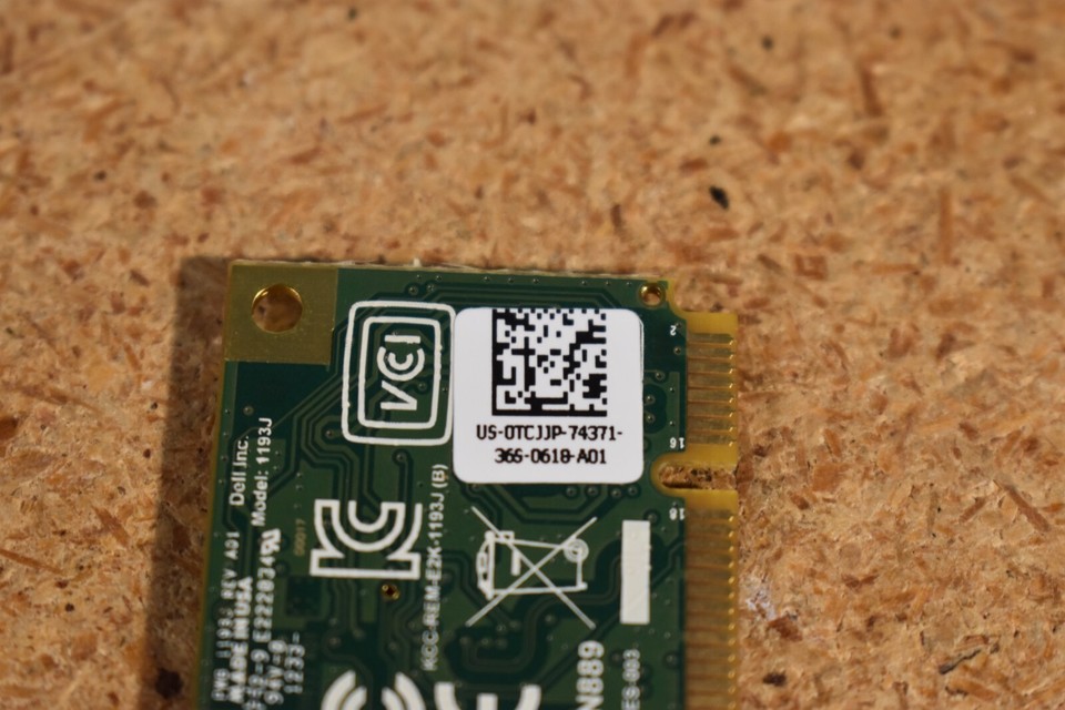 TCJJP Dell Latitude E6530 Secure Encryption Half Mini Card 1193J 3985 ...