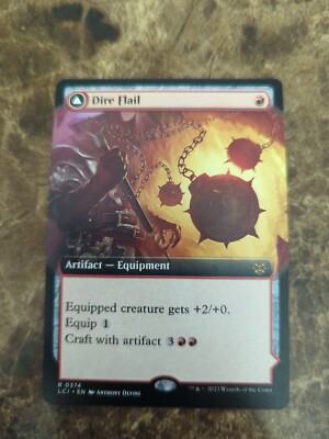 MTG Dire Flail Dire Blunderbuss The Lost Caverns of Ixalan 0374 Regular ...