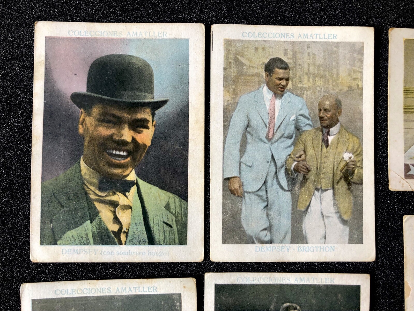 1928 COMPLETE 38 Cards Amatller Chocolate Boxing SET Jack Dempsey Boxer ...