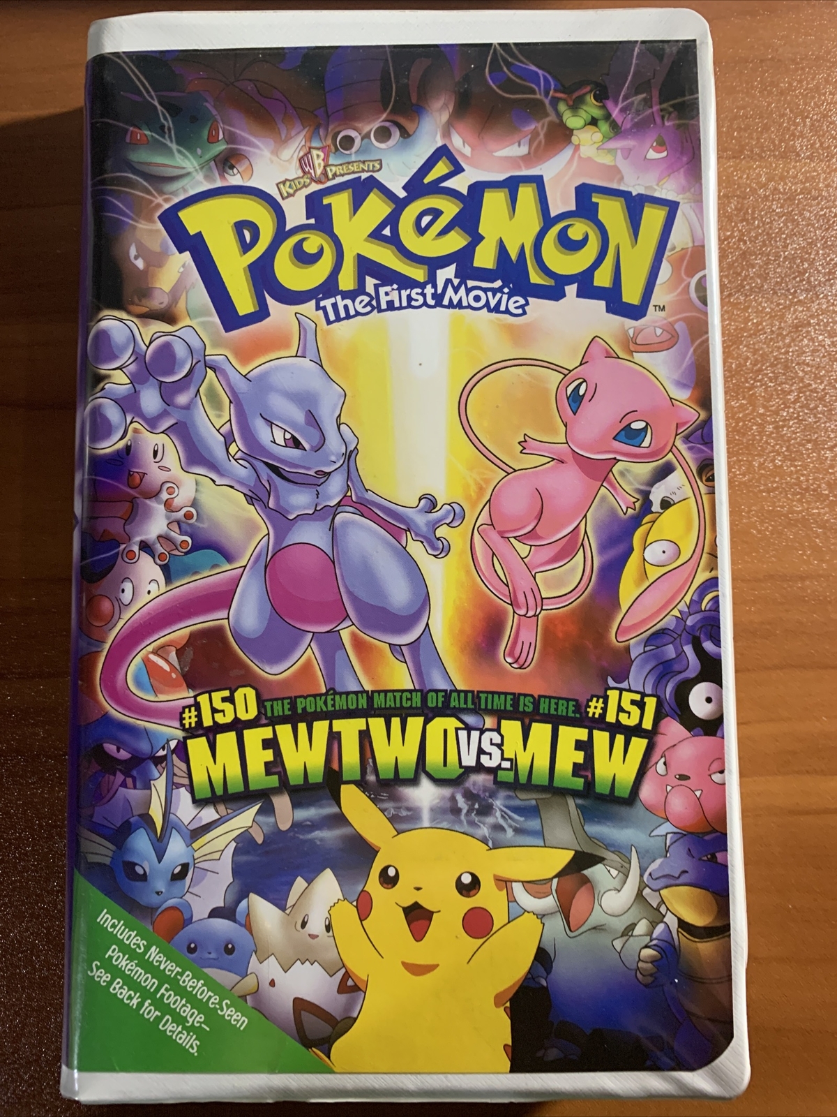 Pokémon the First Movie: Mewtwo Strikes Back (VHS, 2000, Clamshell ...