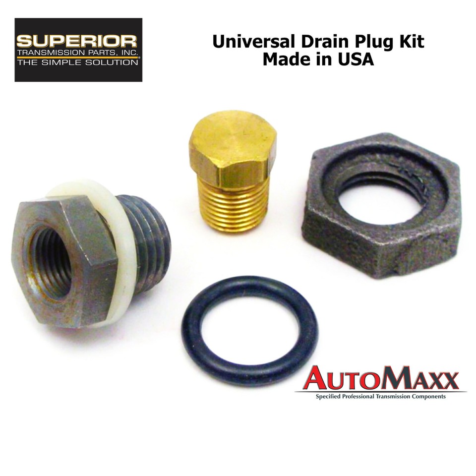 Universal Automatic Transmission Oil Pan Drain Plug Kit Superior Trans ...
