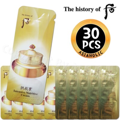 The history of Whoo Intensive Nutritive Cream 1ml x 30pcs (30ml) Sample ...