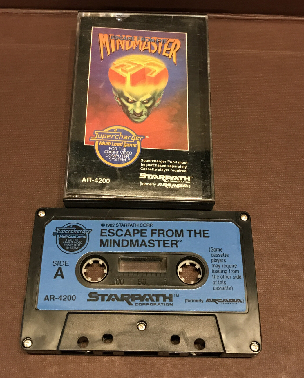 MINDMASTER Vintage Atari & Sears SuperCharger Video Game Cassette ...