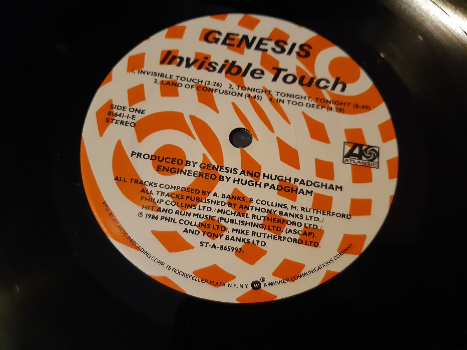 Genesis Invisible Touch Vinyl LP 1986 USA | eBay UK