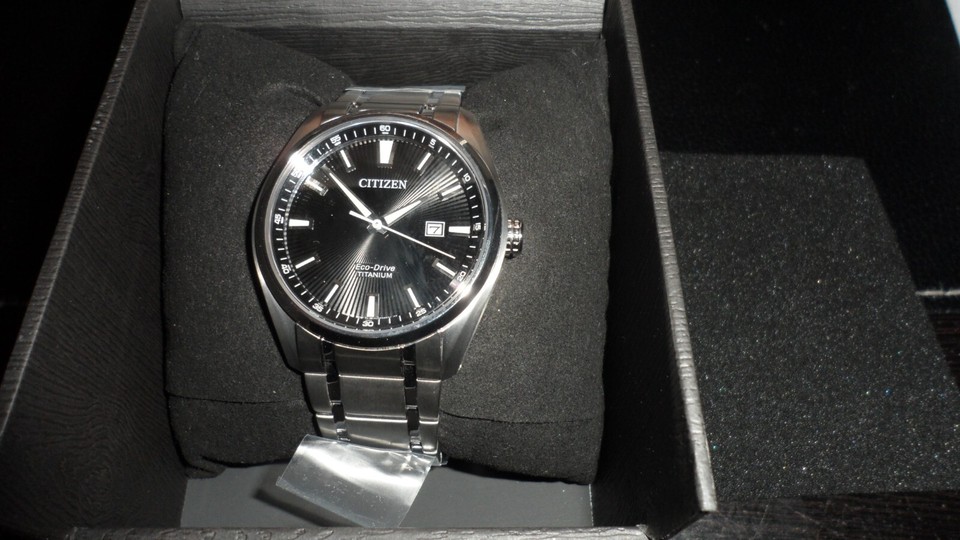 Citizen Eco-Drive Titanium Men's Quartz Watch - AW1248-80E / NEW ...