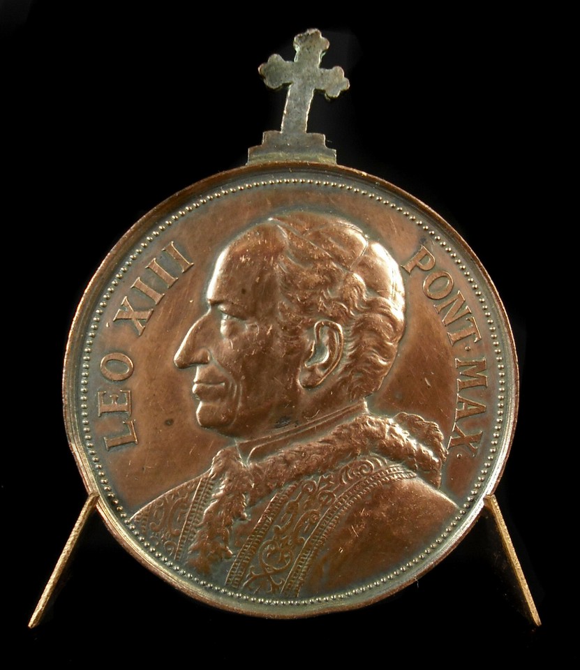 Medal Wedding D’ Gold of The Pope Italy 1888 States L'Church Leon XIII ...