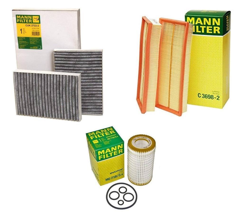 For Mercedes C216 CL-Class W221 S-Class Engine Oil Air & Cabin Air ...