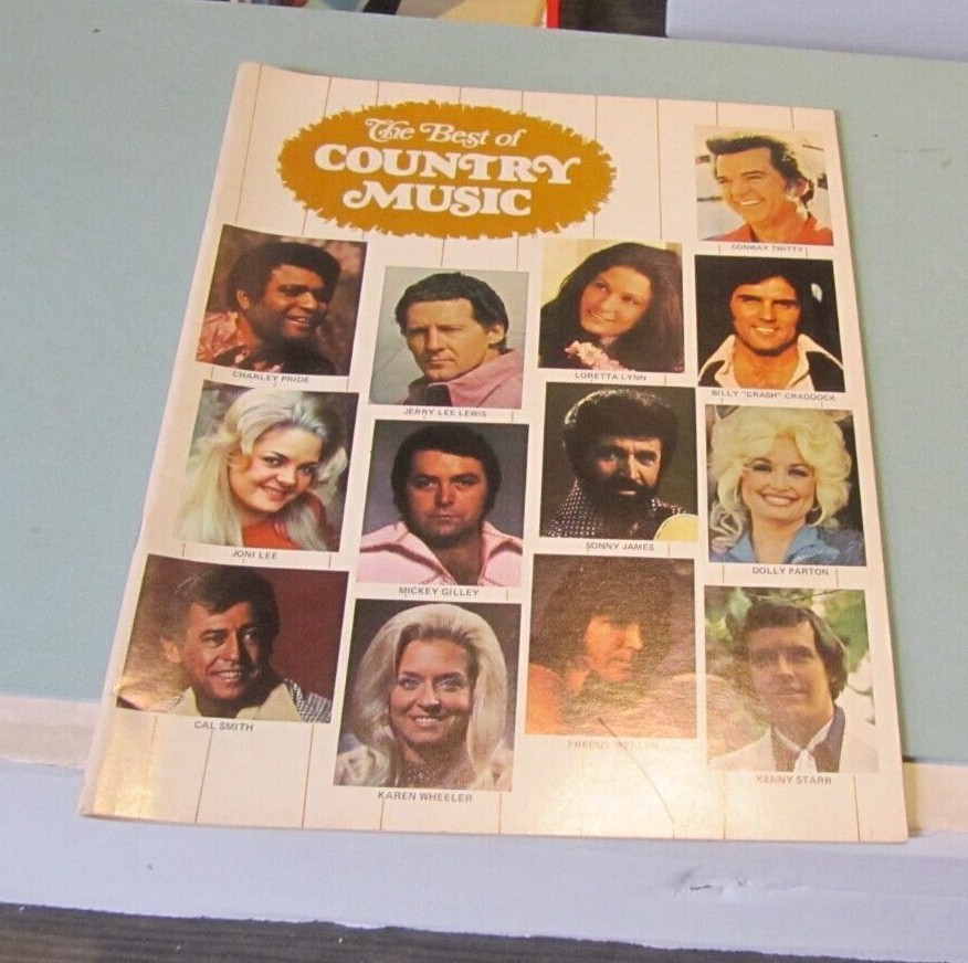 1975 Hello Darlin' The Best of Country Music Photo Biography Book Dolly ...