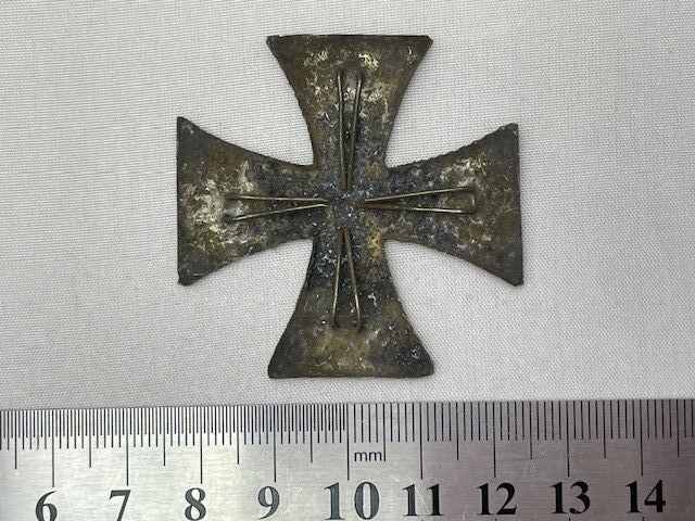 PRUSSIA Prussian Landwehr Cross for Landsturm wachstuchmutze 1914 ...