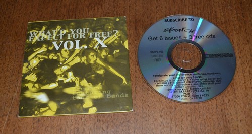 2001 SKRATCH MAGAZINE CD Vol. X What'd You Expect For Free | eBay