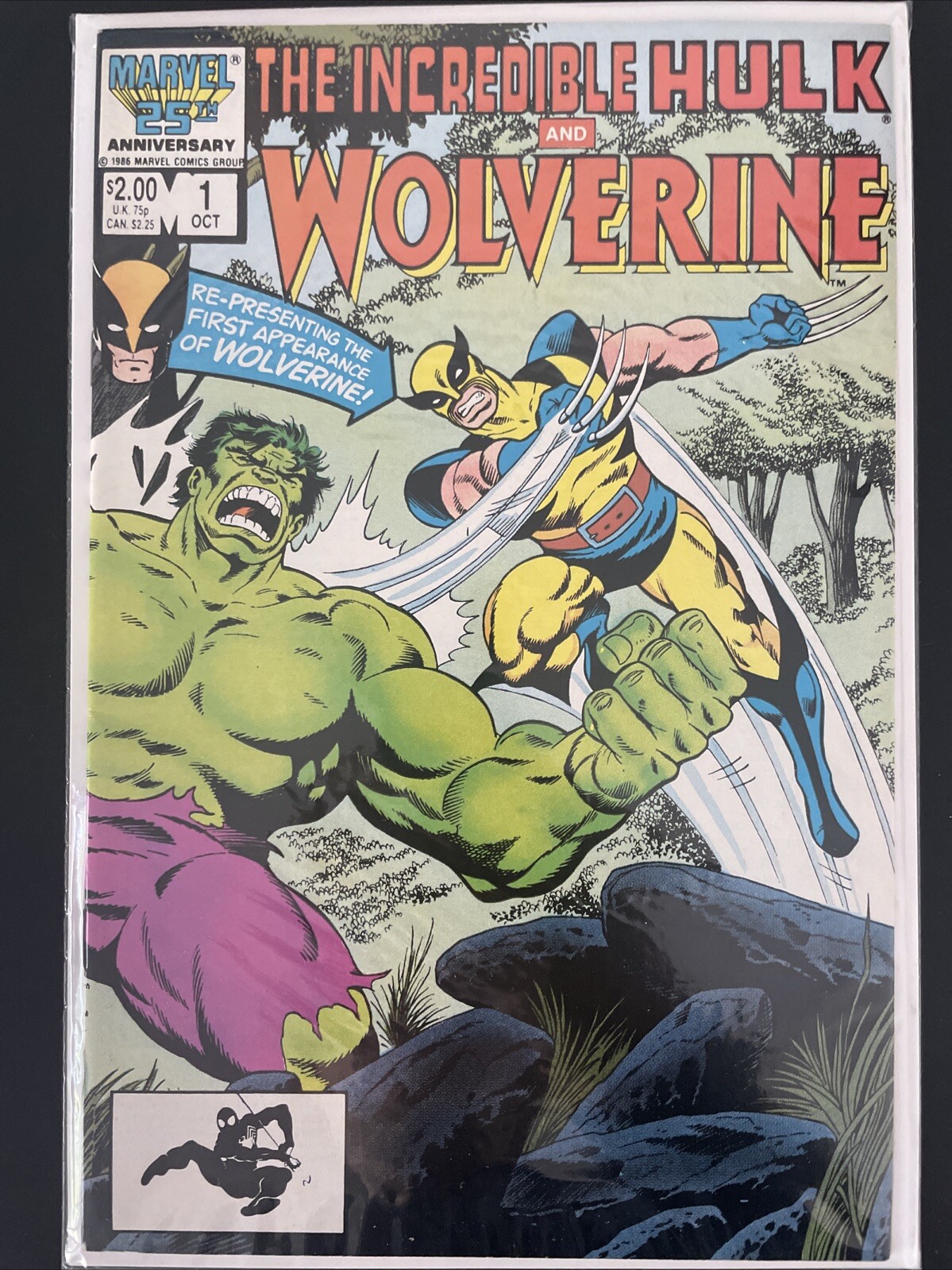 Incredible Hulk and Wolverine #1 (Marvel 1986) Reprints 180 & 181 | eBay