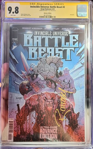 Battle Beast #2 CGC 9.8 NM+ (2025) Blind Bag Advanced Edition Foil ...