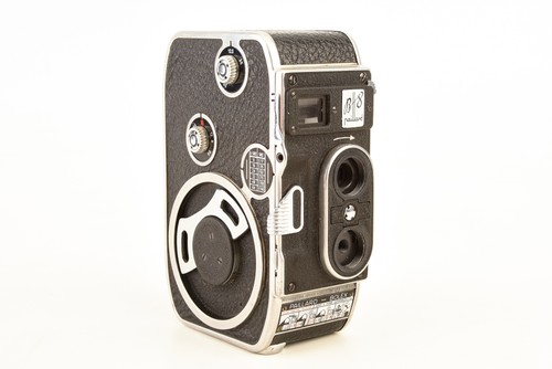 Bolex B8 8mm Motion Picture Cine Camera D Mount 2 Lens Turret Vintage ...