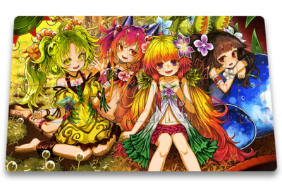 Ygomat Playmat Traptrix Nepenthes TCG CCG Mat Ygomat Trading Card Game ...