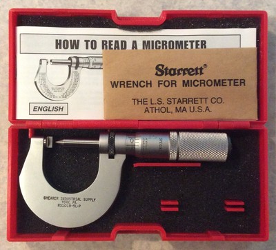 Micrometers - Starett Micrometer