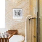 Digital Bathroom Shower Wall Clock Timer With Alarm Waterproof For ...