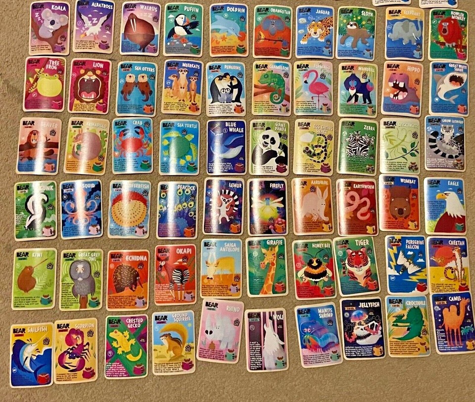 YoYo Bear Cards Animal 21-23 - ALL CARDS - TOP SELLER 650+ SOLD ...
