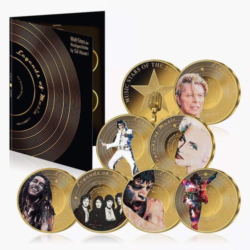 Legends Of Music Coin Collection - Officially Licensed Commemorative ...