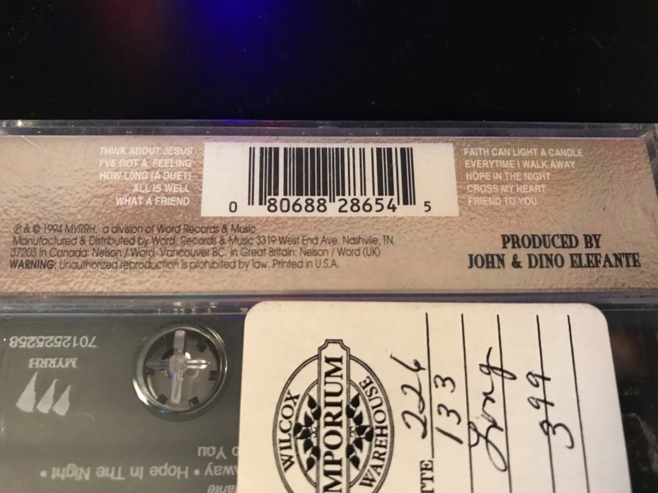 Greg Long - Cross My Heart - 1994 - Myrrh - Cassette Tape | eBay