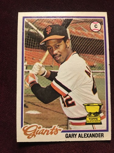 1978 Topps #624 Giants Gary Alexander Baseball Card | eBay