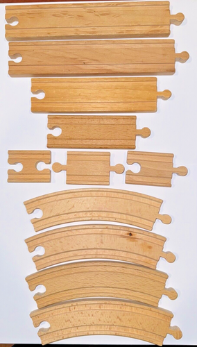 BRIO 33336 11 Piece Assorted Track Set Wooden Railway Expander Sweden ...
