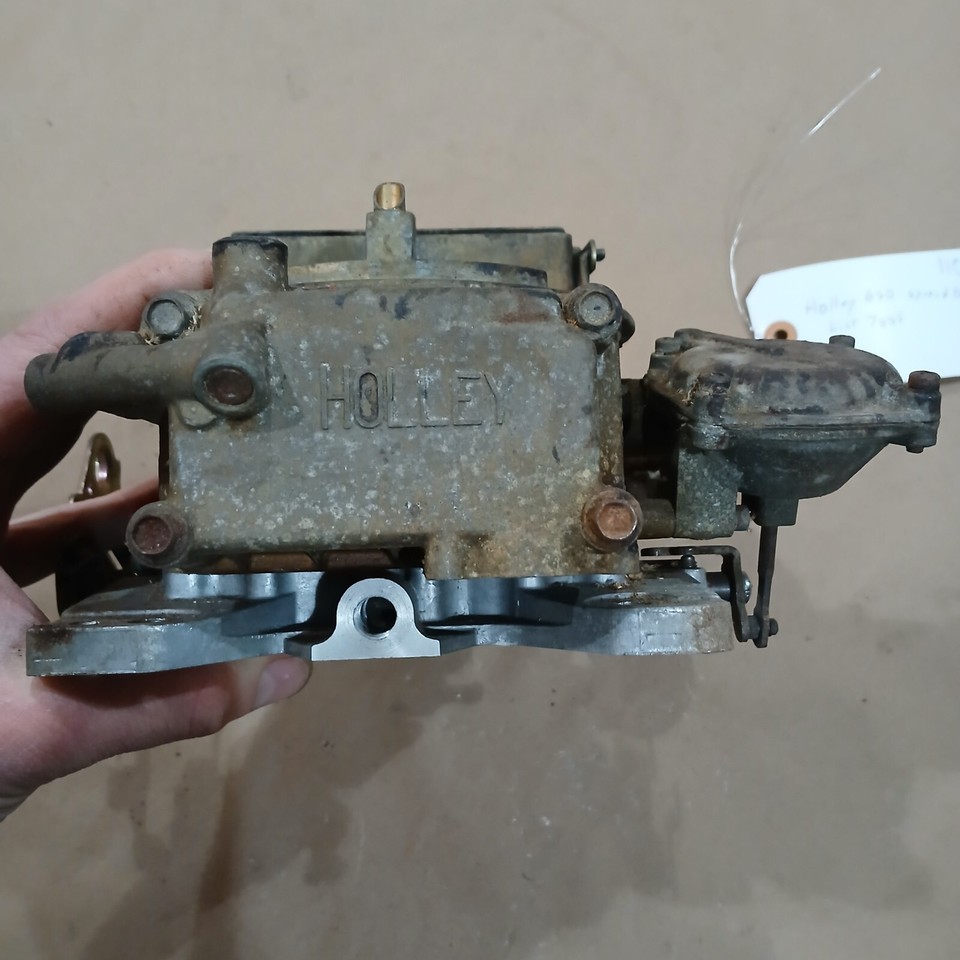 Holley 7855 4175 650 CFM 4 Barrel Spread Bore Carburetor Mopar B/RB 383 ...