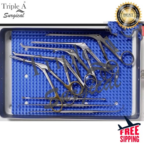 10 Pcs Minor Fess instruments set Endoscopic Sinus surgery ENT Surgical ...