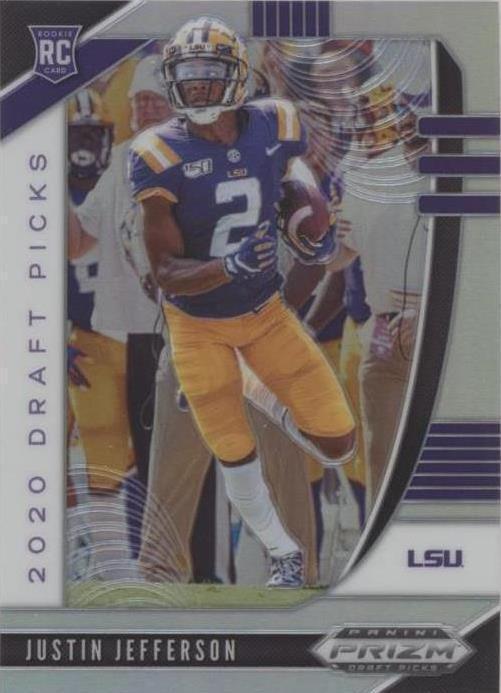 2020 Panini Prizm Draft Picks - Draft Picks Rookies Justin Jefferson ...
