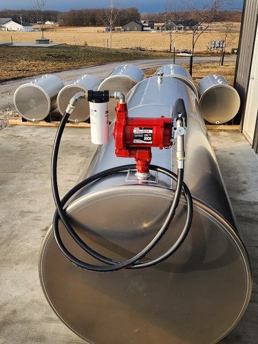 1000 Gallon Aluminum Fuel Tank With 20 GPM Fill-Rite Pump | eBay