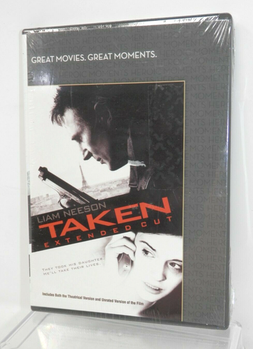 Taken Extended Cut DVD - Action Thriller Liam Neeson Maggie Grace New ...