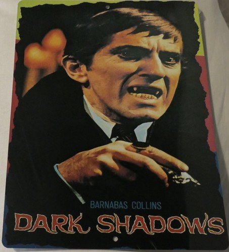 DARK SHADOWS BARNABAS COLLINS VAMPIRE T.V. ALUMINUM SIGN | eBay