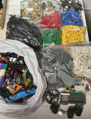 Legos 10 lbs Ten Pounds Mixed Bricks Parts Pieces Plates Blocks Technic ...